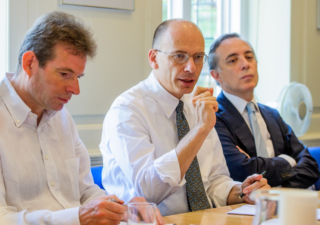 Roundtable on 'The future of Italy and its place in Europe' Enrico ... Roundtable on 'The future of Italy and its place in Europe' Enrico ...
