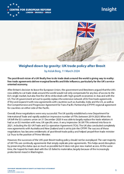 Weighed down by gravity: UK trade policy after Brexit | Centre for ...